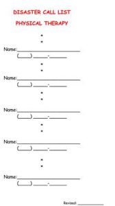 Physical Therapy Office Forms - Small Business Free Forms