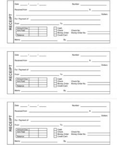 Sample Payment Receipt - Small Business Free Forms