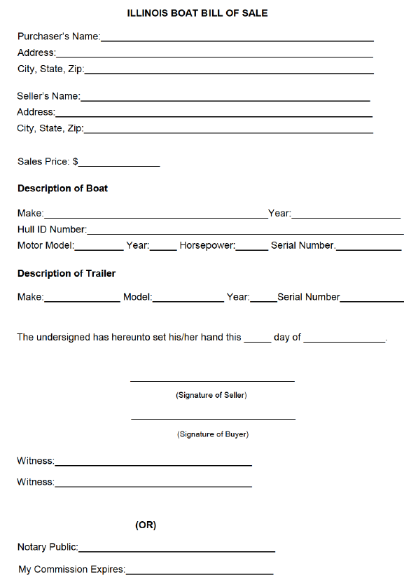 Free Boat Bill Of Sale Form Pdf Word Template Boat Bill Of Sale Form 